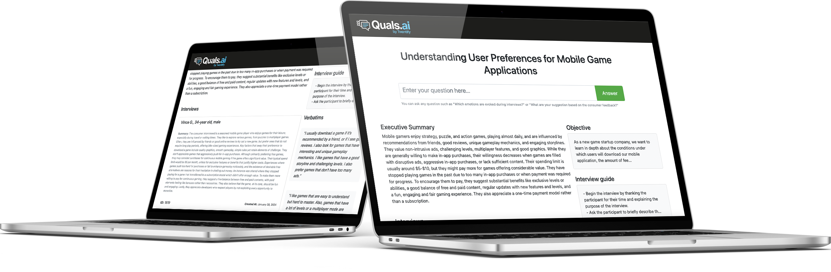 Twentify Solutions | Quals.ai: AI-driven Qualitative Research